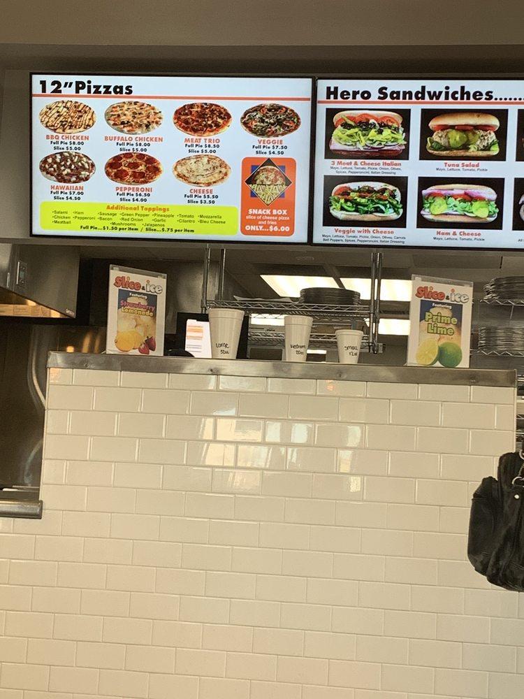 Menu at Slice and Ice pizzeria, Tucson