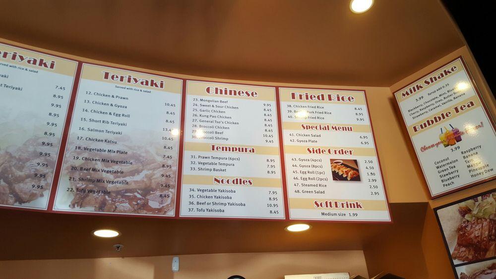 Menu at Shake 'n Go restaurant, Everett