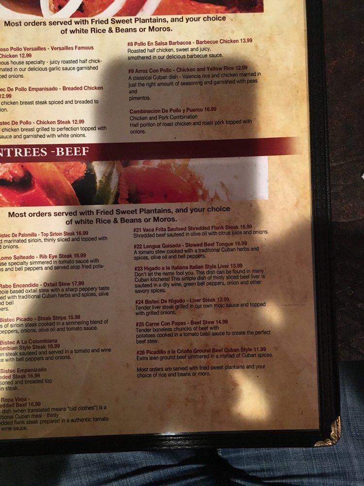 Versailles Restaurants at Glenn Barbee blog