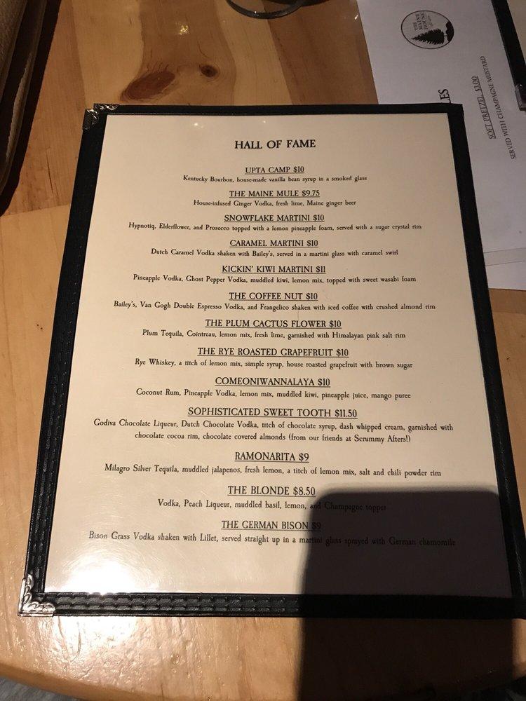 Menu at The Maine House pub & bar, Hallowell, 119 Water St