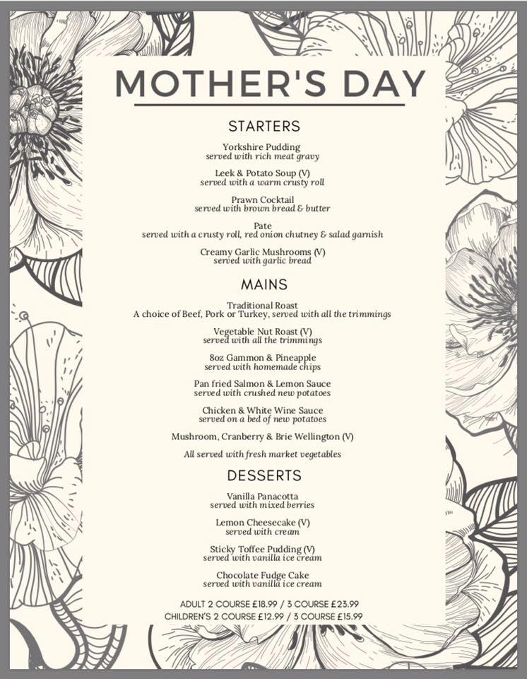 Menu at Old Moor Tavern pub & bar, Barnsley