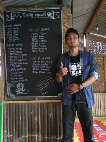 Menu at Café Land Merapi, Sariharjo
