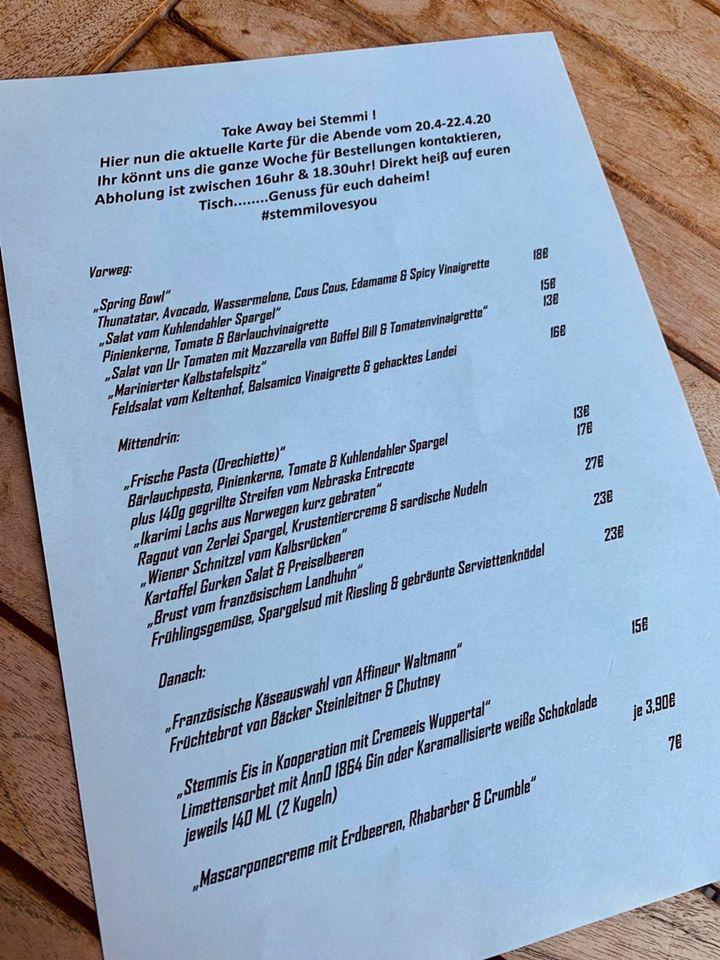 Speisekarte von Haus Stemberg restaurant, Velbert