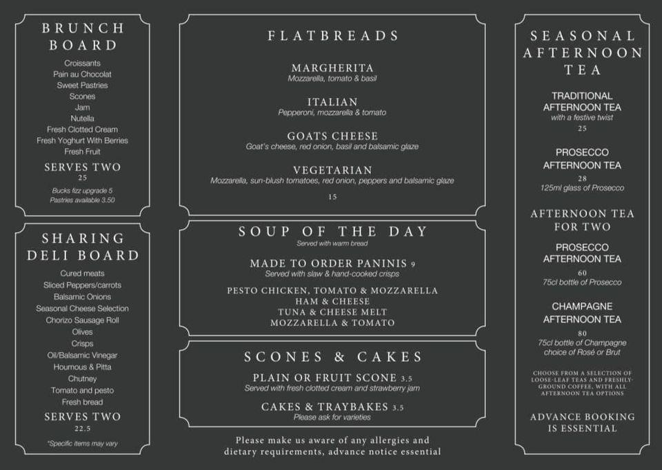 Menu at Rickerby Retreat Bar, Carlisle