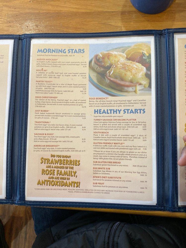 Carta del restaurante J. Christopher's, Peachtree City
