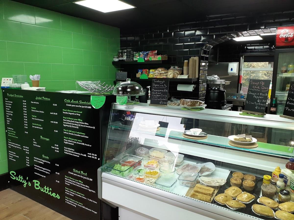 Menu at Sutty's Butties, Dewsbury