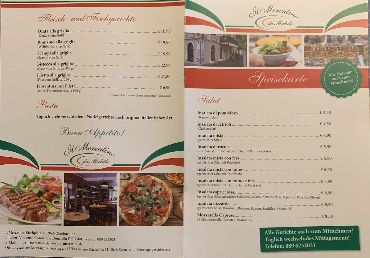 Speisekarte von Feinkost Il Mercatino pub & Bar, Oberhaching