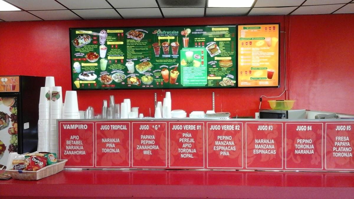 Menu at Fruteria Disfrutalas pub & bar, San Diego, University Ave