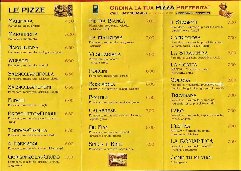 Pizza A Gogo Livorno Menu at Albina Giese blog