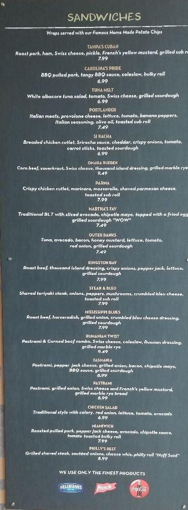 Menu at Wrap City Sandwich Co. restaurant, Epping