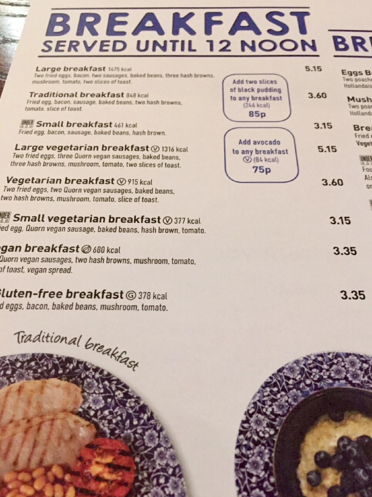 Menu at The Whiffler - JD Wetherspoon pub & bar, Norwich