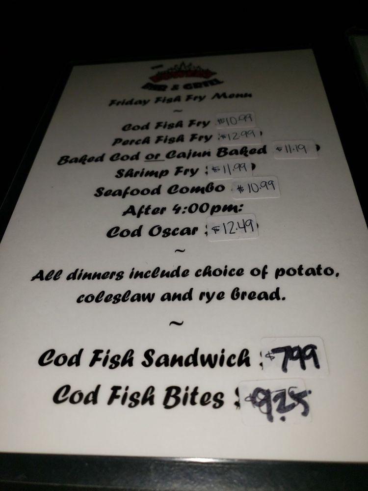 Menu at The Bowery Bar & Grill, Franklin