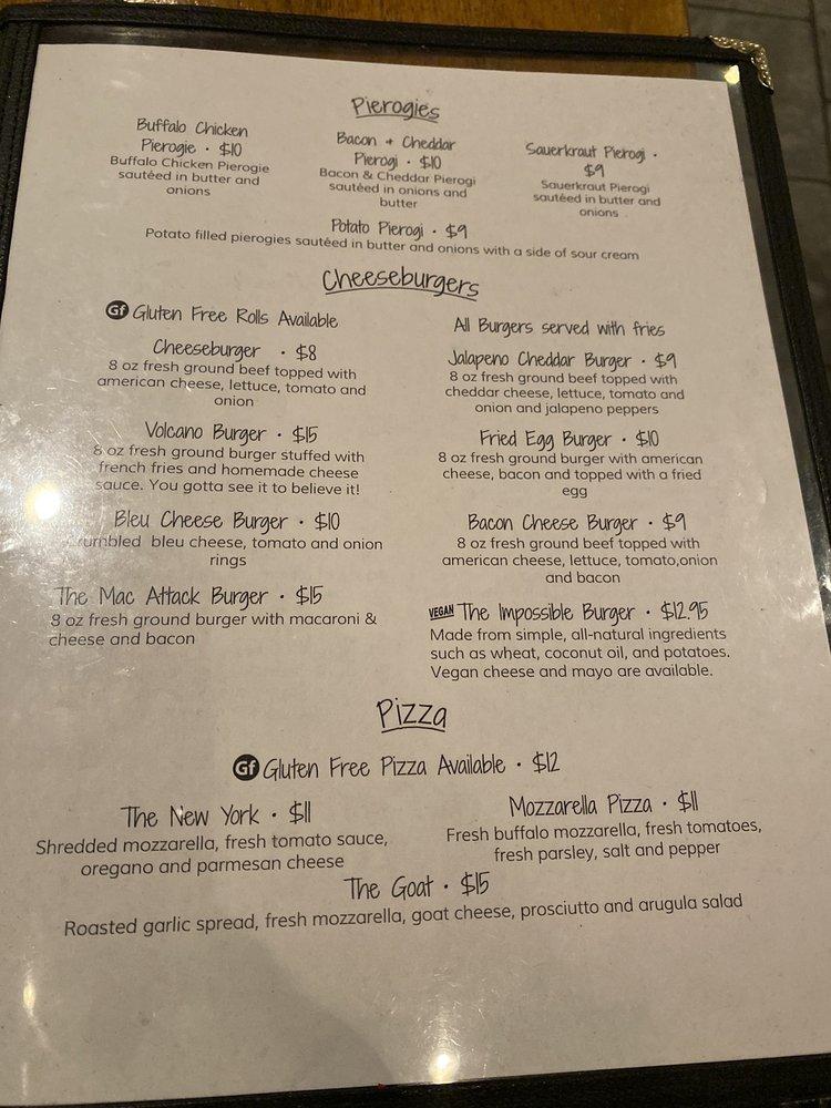Menu at The Fainting Goat Bar and Restaurant, Glenolden