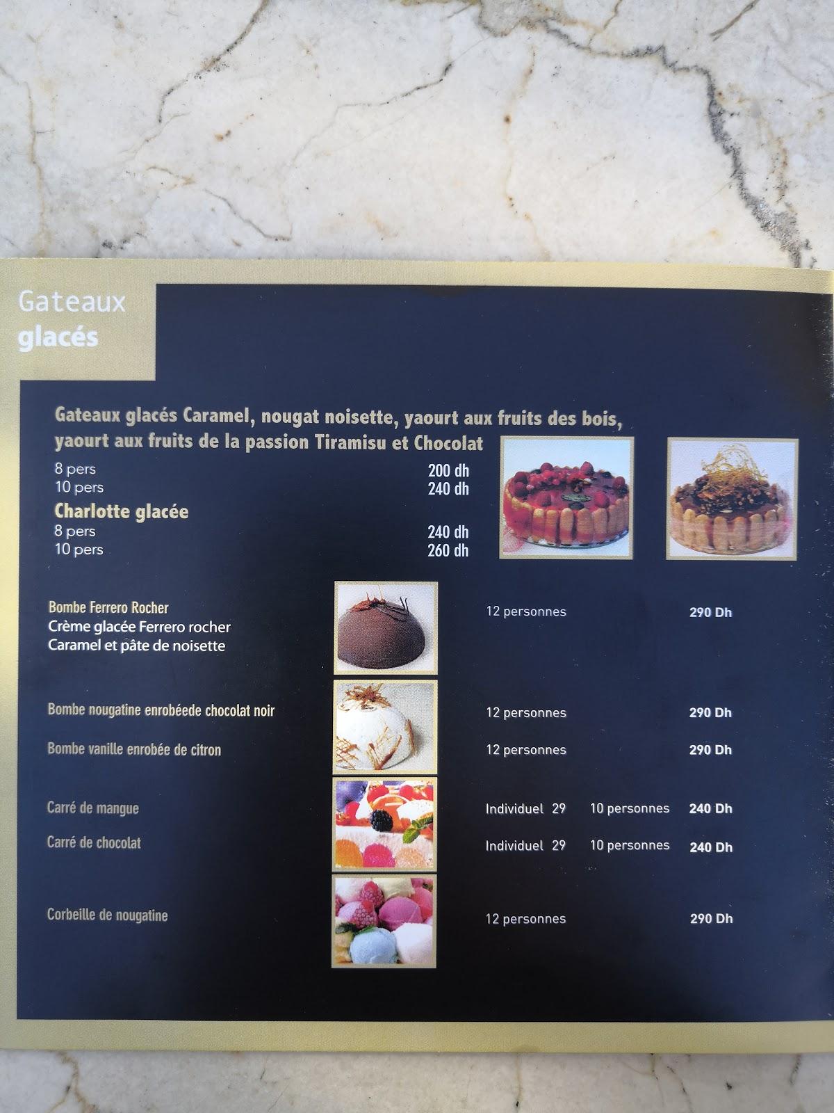 Speisekarte von Blueberry Aswak Assalam restaurant, Rabat
