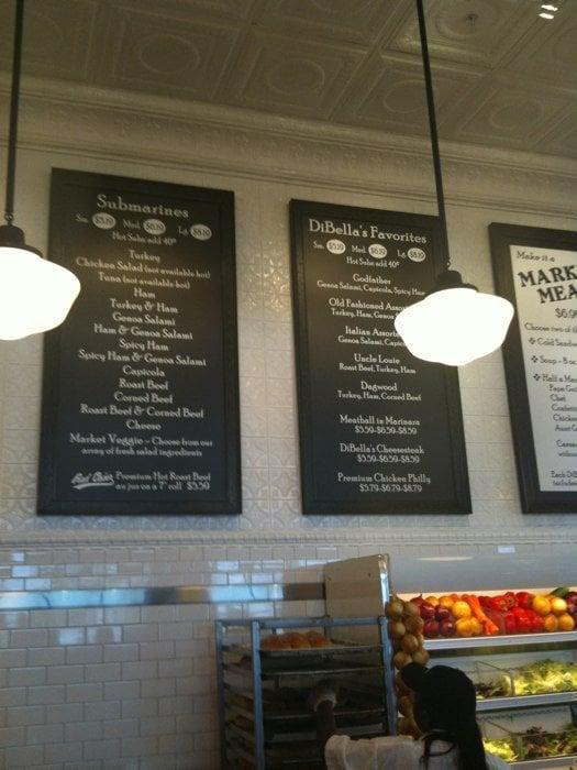Menu at DiBella's Italian Market pizzeria, Rochester, 620 Jefferson Rd