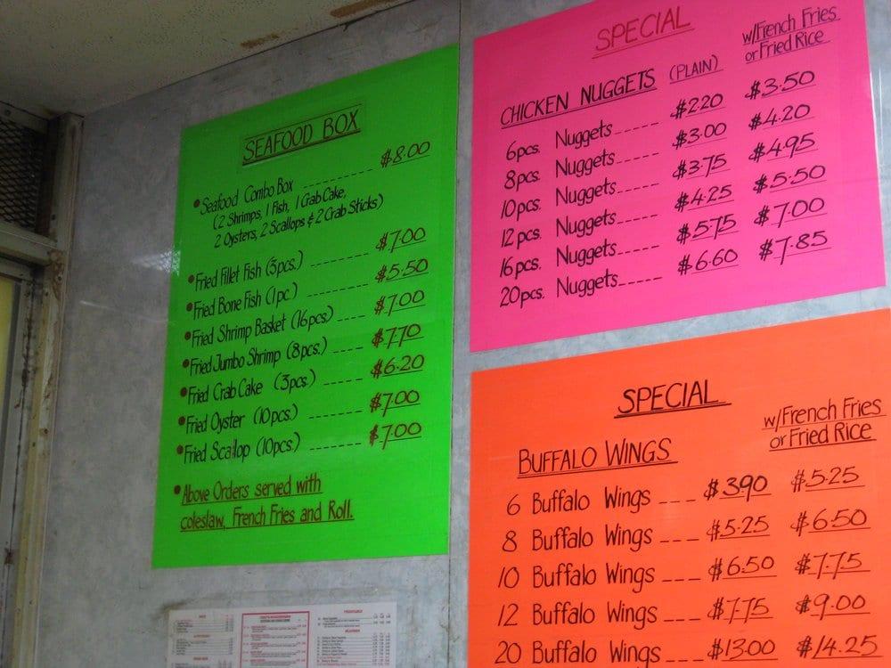 Menu at Hong Kong Delite Carry Out restaurant, Washington, Martin ...