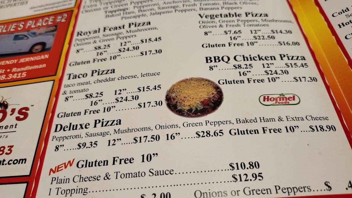 Menu at Sir Pizza of Randleman pizzeria, Randleman, 413 US-220 BUS