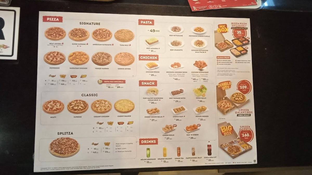 Menu at Pizza Hut Delivery - PHD Indonesia pizzeria, North Jakarta, Jl ...