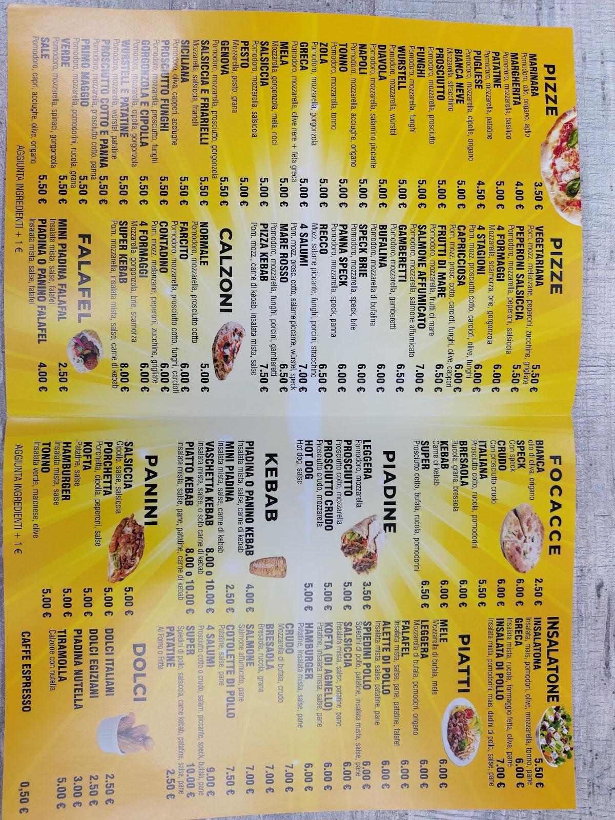 Speisekarte von Super Kebab restaurant, Asti
