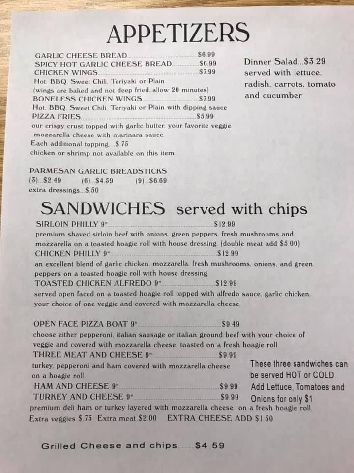 Menu at Uecker's Eat And Drinkery restaurant, Cohasset