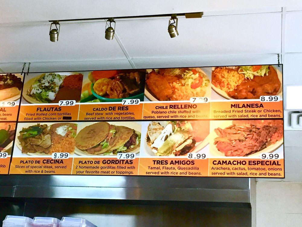 Menu at Bonito Michoacán restaurant, Olathe, E Santa Fe St