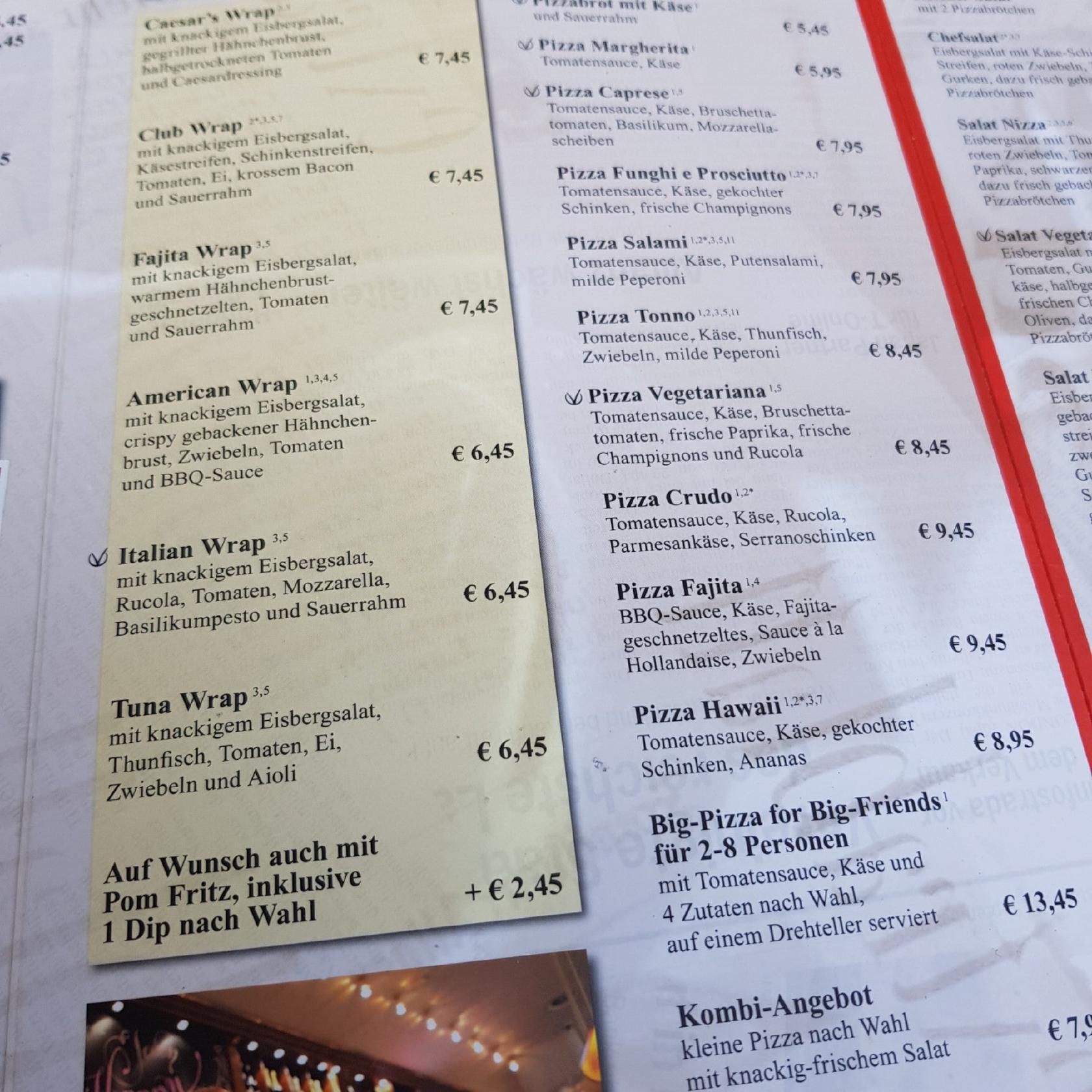 Speisekarte von Cafe Extrablatt Leverkusen, Leverkusen