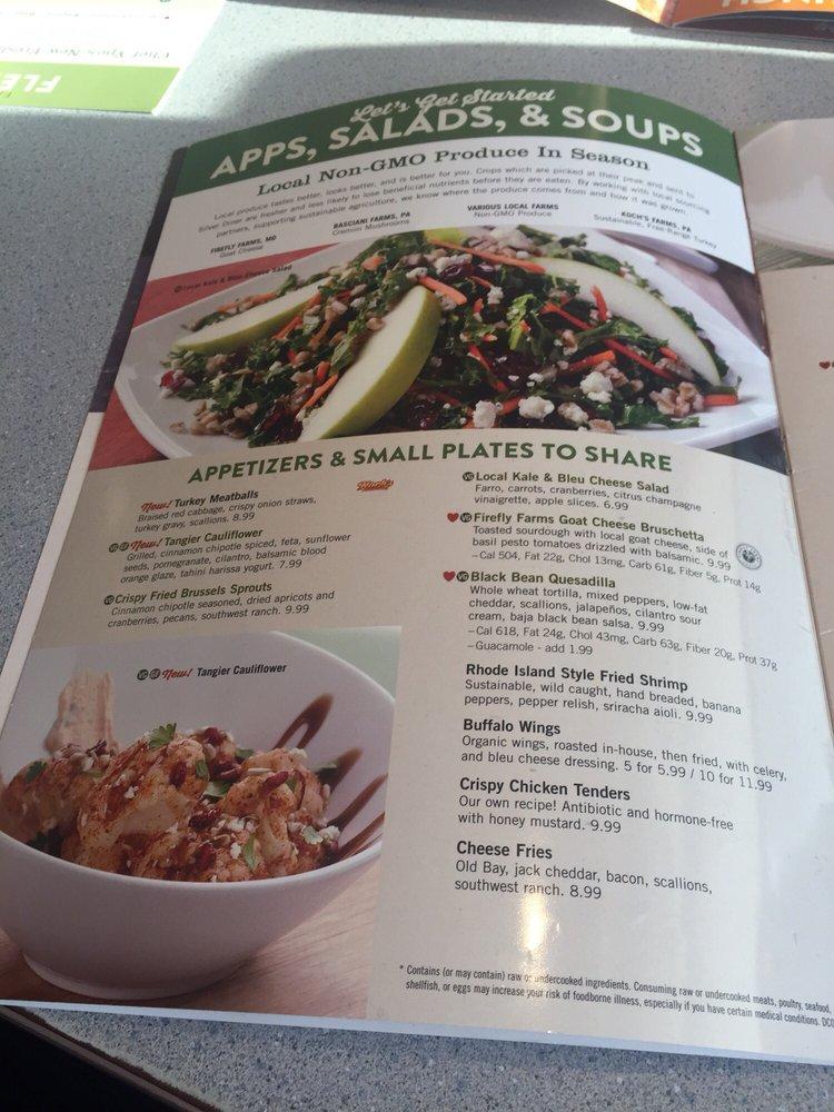 Menu at Silver Diner restaurant, Merrifield, Porter Rd