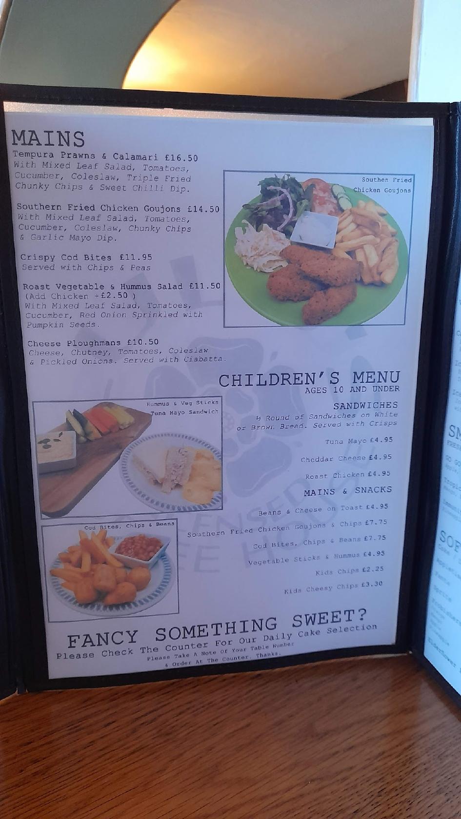 Menu at The Dock pub & bar, Torquay, 13-14 Victoria Parade