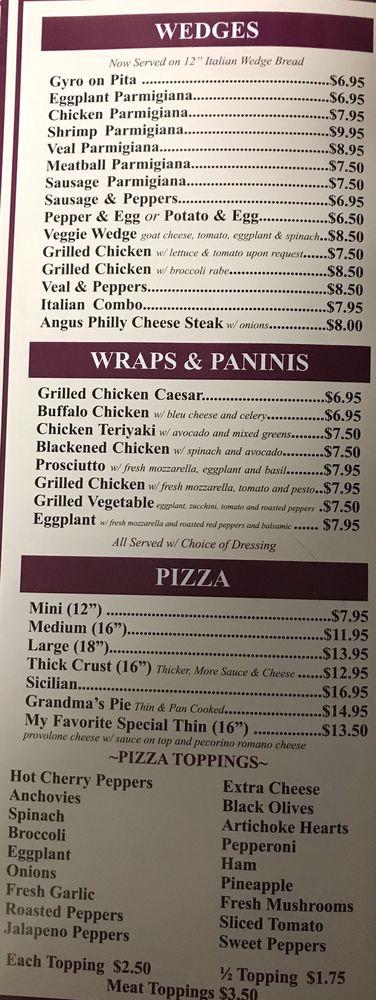 Menu at My Favorite Pizza Place pizzeria, Mohegan Lake