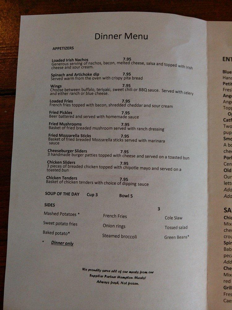 Menu at Black Patch Grille pub & bar, Princeton