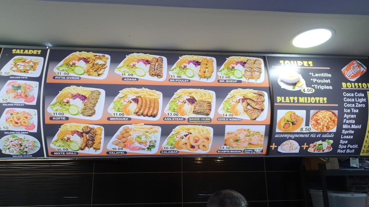 Menu at Snack Resto PApy & SAHIN, Schaerbeek