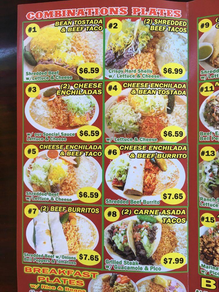 Menu at Albarito's Mexican Fresh Food, Long Beach