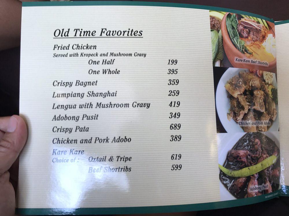 Menu at Alex III BBQ, Quezon City, 30 Sct. Bayoran St