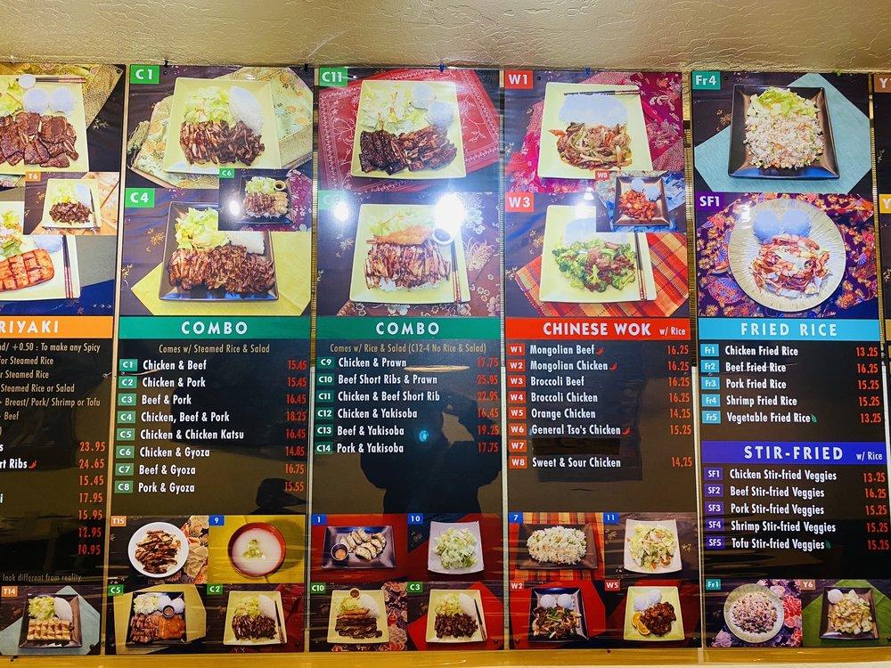 Menu at Best Teriyaki restaurant, Mount Vernon