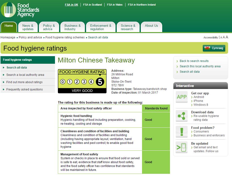 Menu at Milton Chinese Takeaway fast food, Stoke-on-Trent