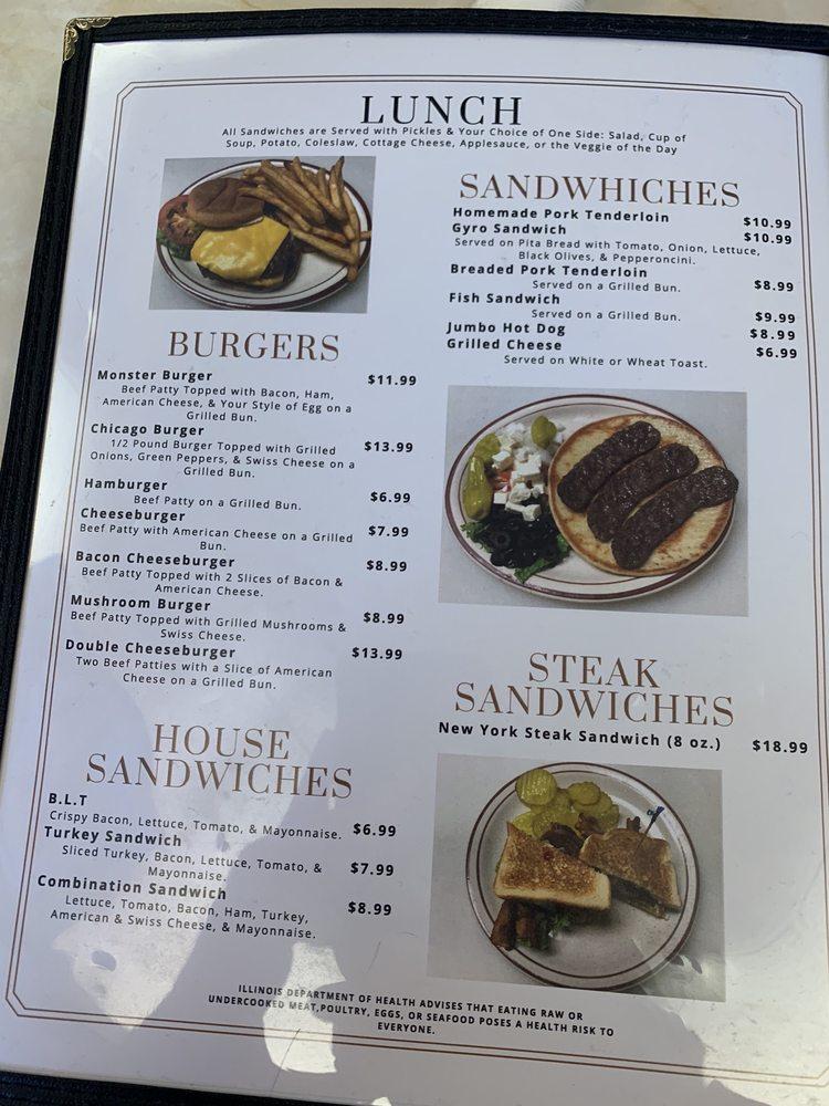 Menu at Fiona's Family Restaurant, Wood River