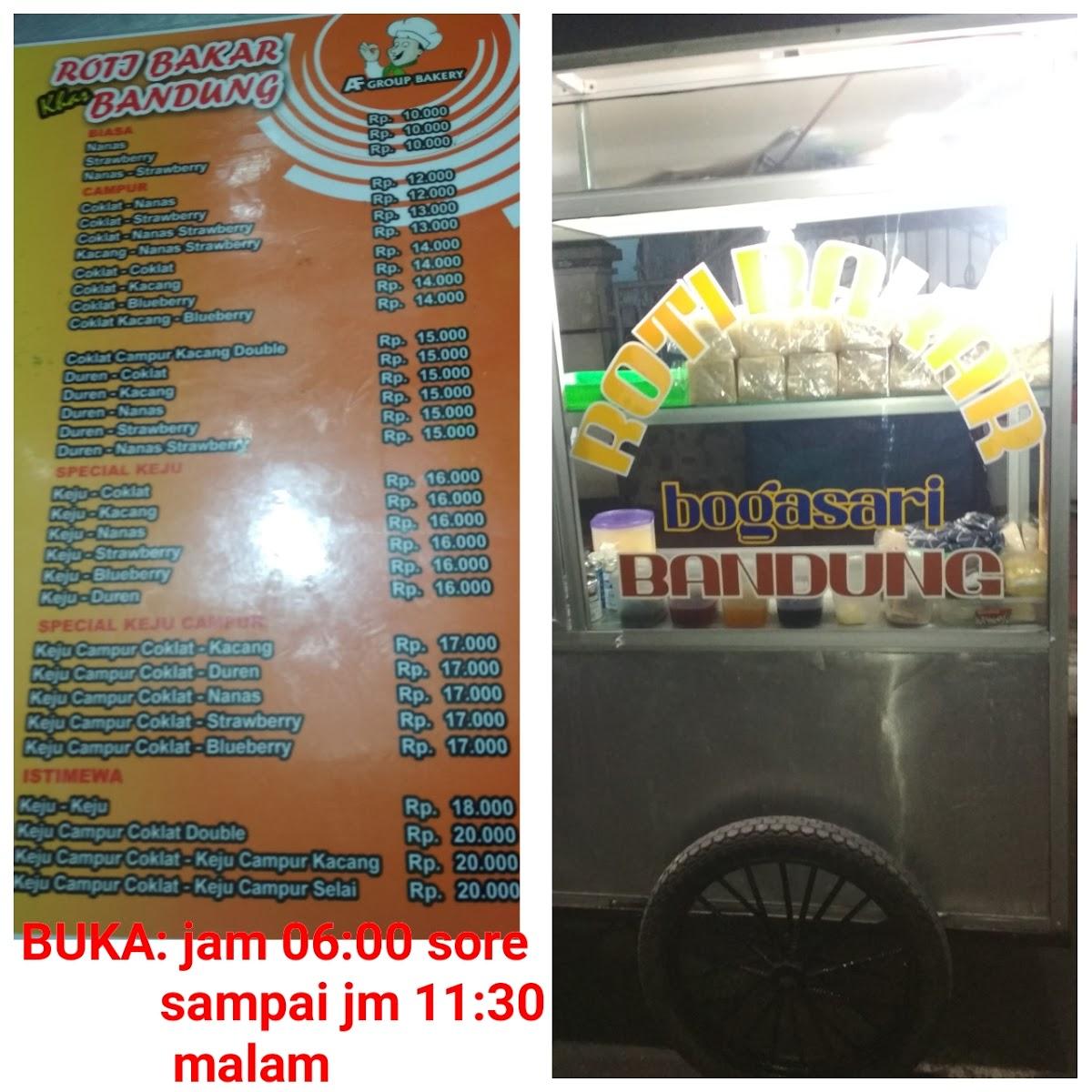 Menu at Roti Bakar Bogasari Bandung A yani JRB restaurant, Cilacap, Jl ...