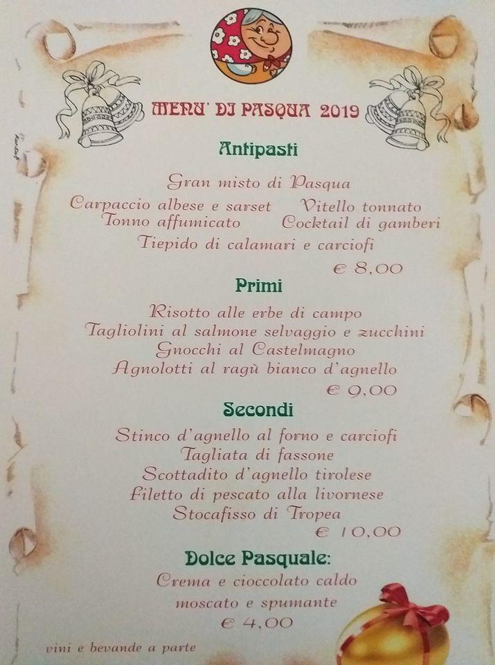 Menu da Trattoria Nonna Angela ristorante, Torino