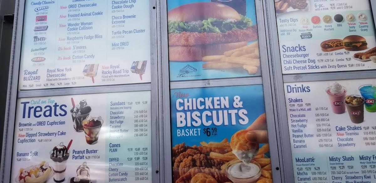 Menu at Dairy Queen Grill & Chill fast food, Englewood