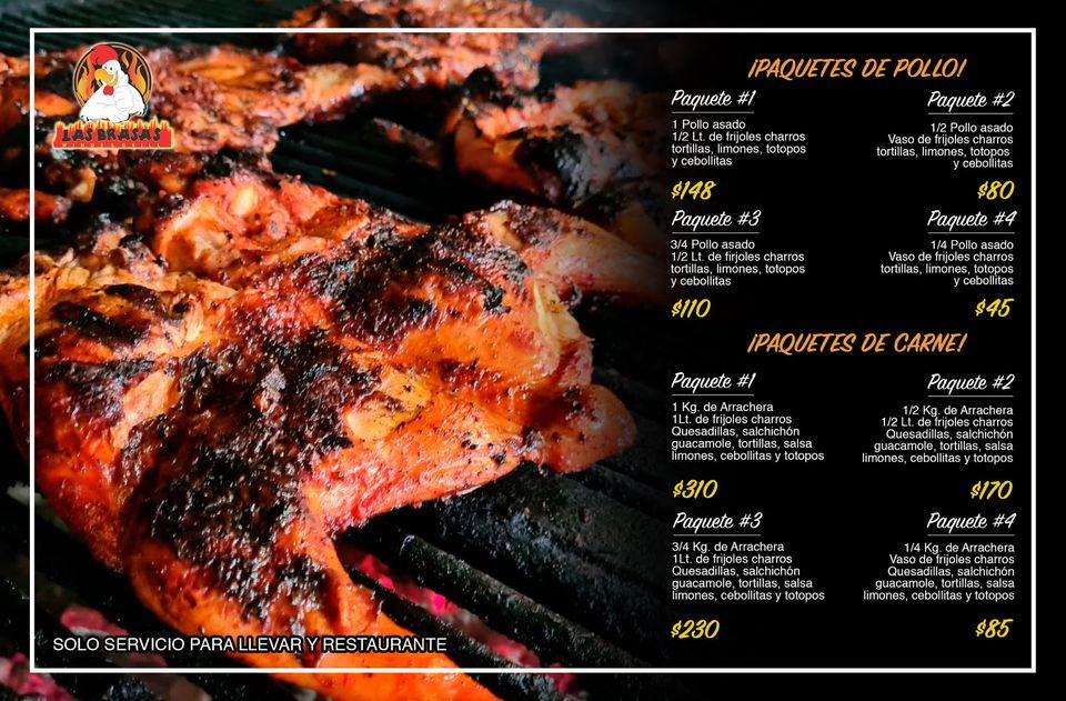 Menu at Las Brasas Wings and Grill Matriz restaurant, Tampico