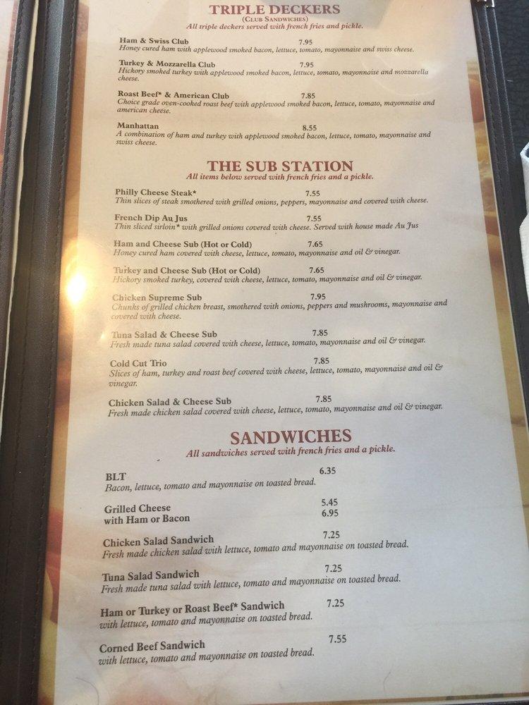 Menu at Rock Hill Diner restaurant, Rock Hill, Cherry Rd
