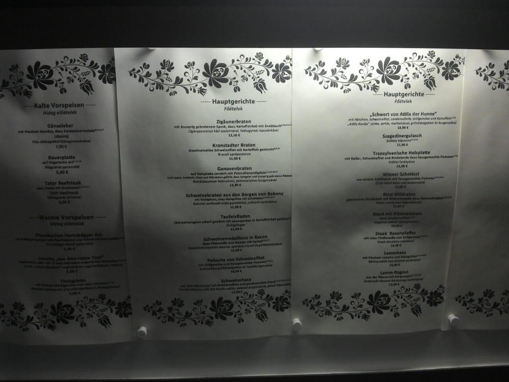 Speisekarte von Balaton Retro Ungarisches Restaurant, Gröbenzell