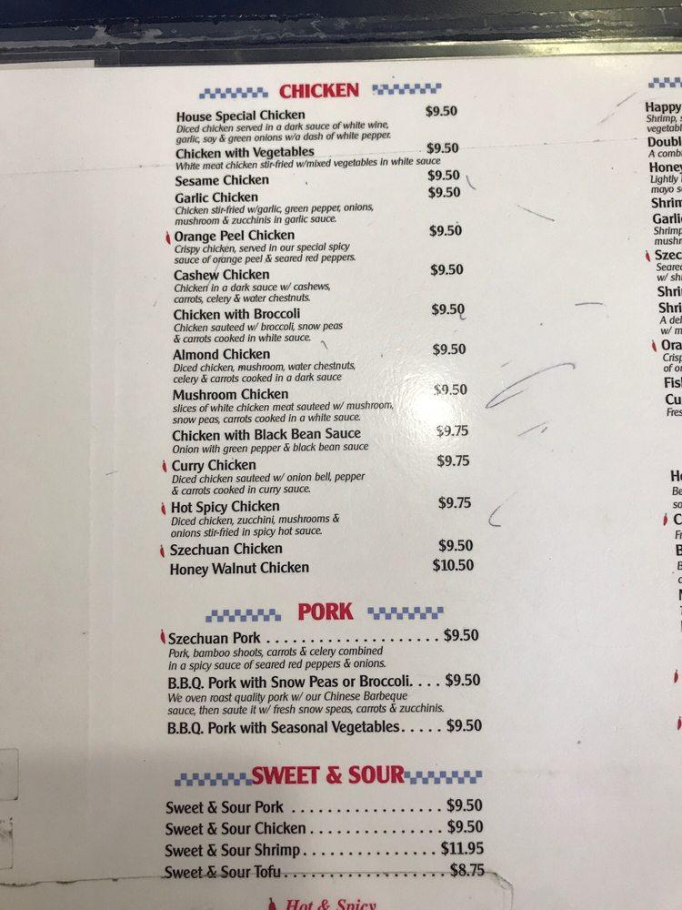Menu at Quick Wok restaurant, San Diego, Rancho Carmel Dr UNIT 104