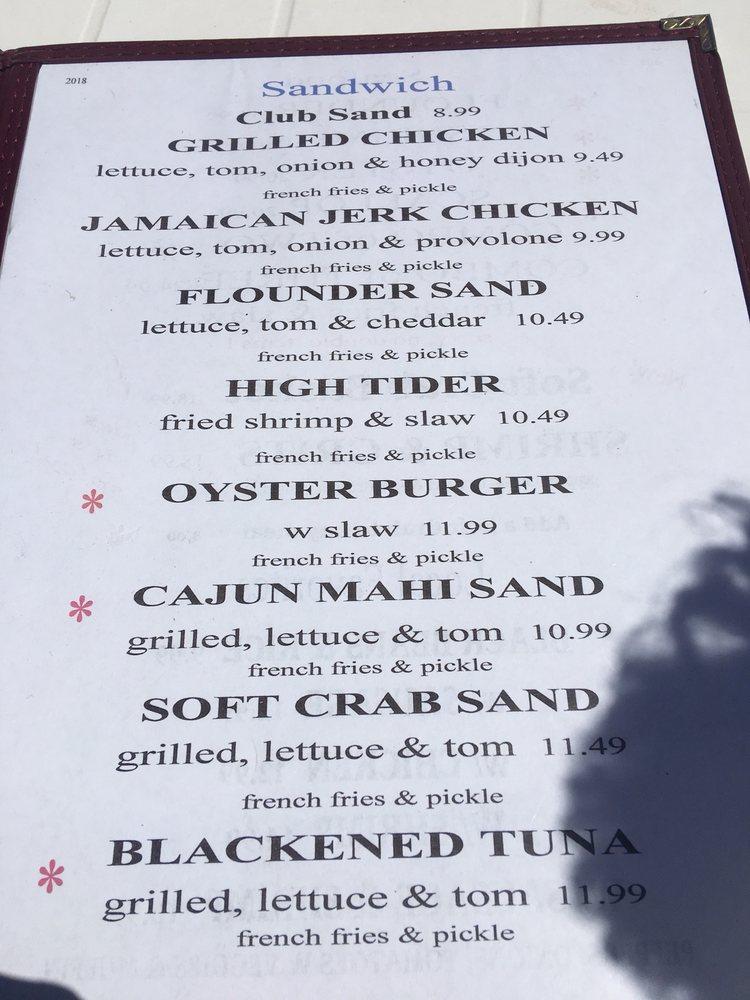 Menu at Dock House Restaurant, Beaufort
