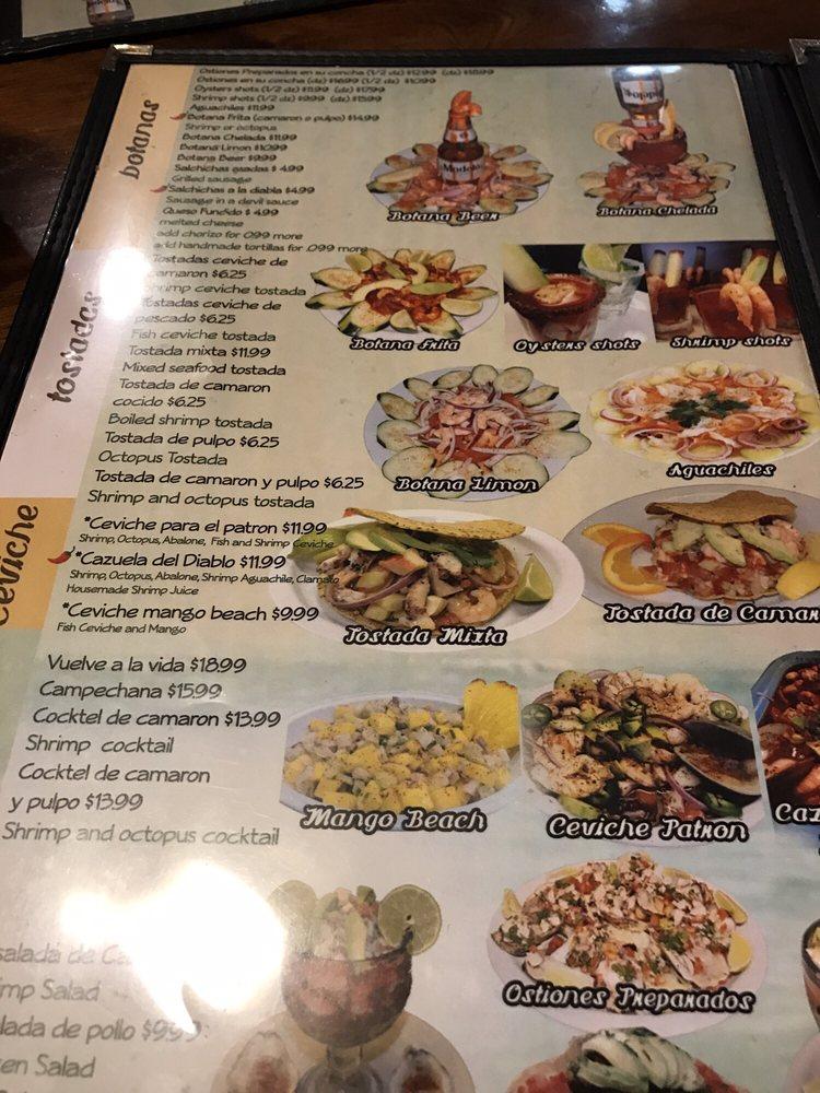 Menu at Valle Grullense pub & bar, Hanford