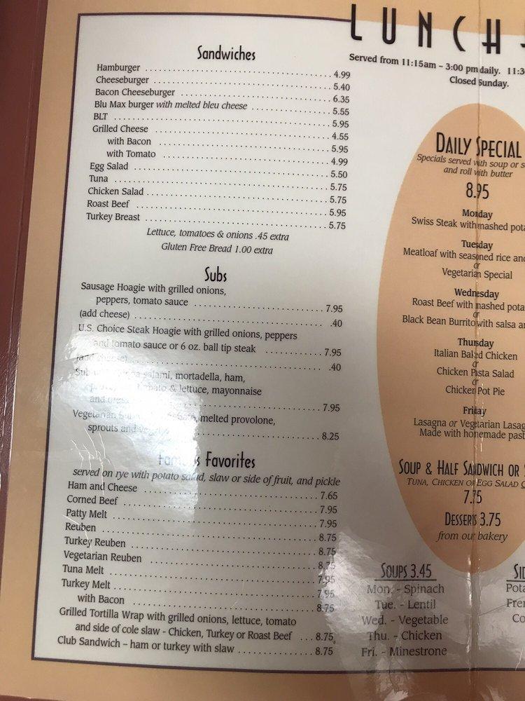 Menu at Kopper Kitchen restaurant, Saint Petersburg
