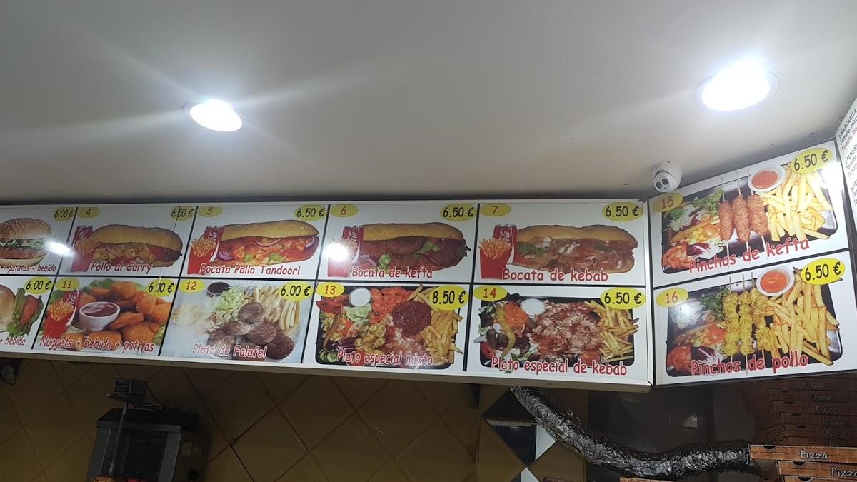 Menu at Fes Comida Halal restaurant, Fuengirola