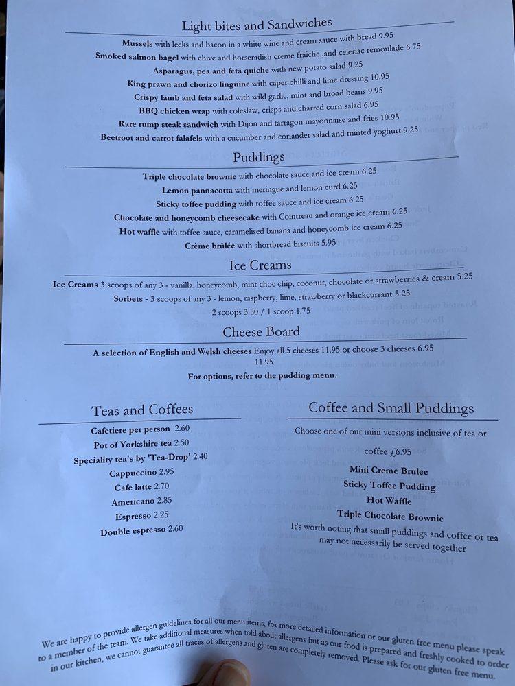 Menu at Cross Foxes Erbistock pub & bar, Overton, The Cross Foxes Erbistock