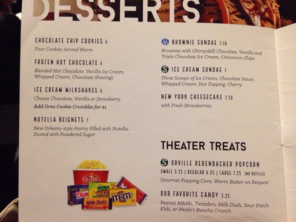 Menu at Studio Movie Grill pub & bar, Rocklin