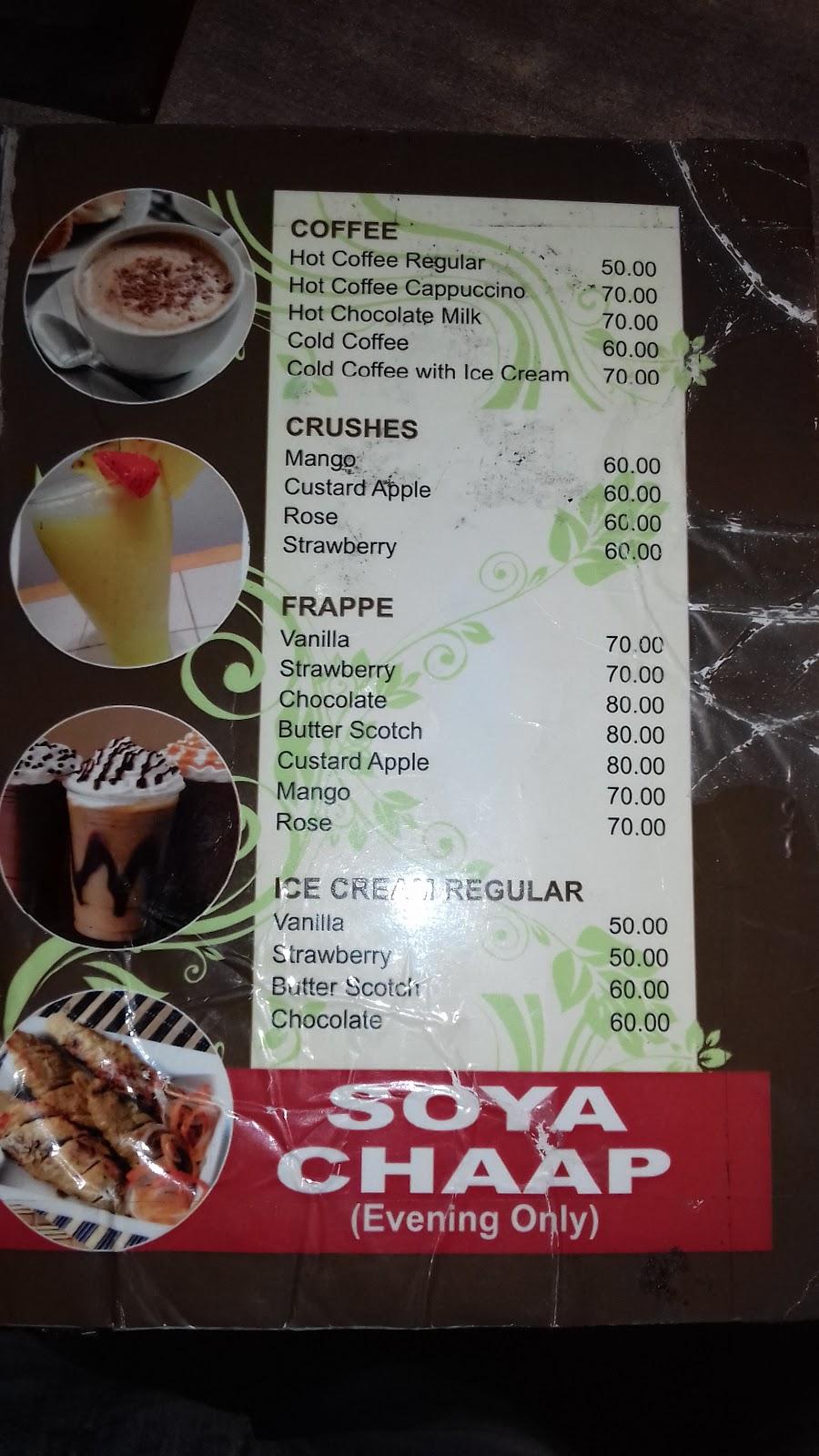 Menu at M3 Coffee Cafe, Rohtak